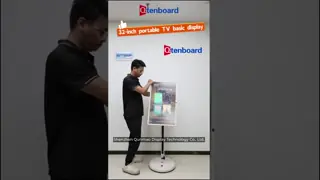 custom rolling smart display with touchscreen oem factory for singapore brands