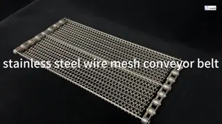 304 316 316l eye link conveyor belt for bakery adjustable speed