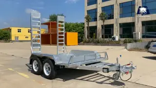 small excavator plant trailers atm 3000kg 8x5 plant trailer for agricultural