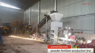 semi automatic organic fertilizer production plant reliable running easy maintenance