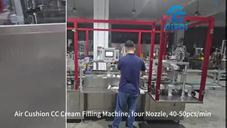 15l rotary type air cushion automatic cream filling machine
