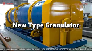 new string drum organic fertilizer granulator machine rapid mixer organic granulator