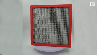 99.99% stainless steel mesh air filter h13 h14 high temp air filter