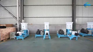 500-2000kg/h cat dog rabbit feed pellet making extrusion processing line