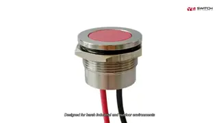 small signal indicator metal push button switch metal momentary medical testing equipment