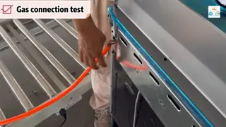 55l free standing oven pc knob 4 burner gas stove power saving easy operation