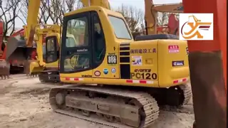 12 tons used komatsu pc120-6 crawler hydraulic excavator security guarantee