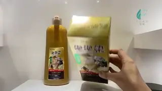 400ml fast black hair dye shampoo brown black herbal formula for men women