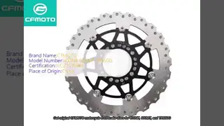 Disco freno anteriore originale per motocicletta CFMOTO 400NK 650MT TR650G