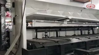 6mx2mx16mm steel heavy sheet cutting machine with automatically