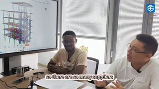 high adhesion color layers steel structure building multi storey office buildings