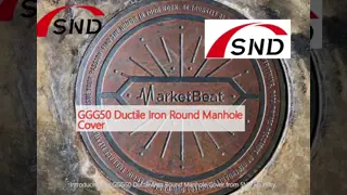square ductile iron manhole cover c250 with single seal compliant with din en124