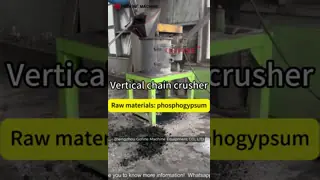 5t/h fertilizer processing machine 60mm feed 5t/h 15kw