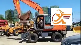 元の色 使用済み ヒタチ ZX160W 輪式掘削機 状態良好