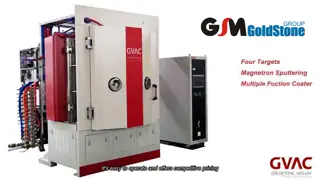 Easy To Operate Vacuum Coating Machine with 10^-3 Pa Vacuum Degree and 0.1-5μm Coating Thickness