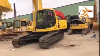 high efficiency used komatsu pc200 6 excavator original japan powerful