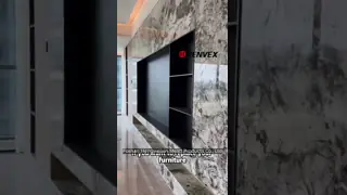 living room recessed tv wall niche waterproof stainless steel 304 metal tv niche