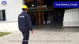 4m 6 holes heavy duty pe livestock water tank