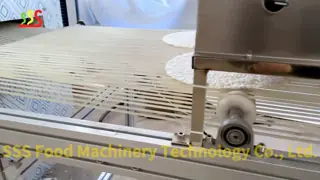 High Capacity Full Auto Tortilla Production Line With Pneumatic Or Hydraulic Pressure