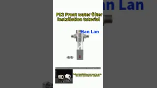 5 tons large flow whole house sediment filter household tap water filter system