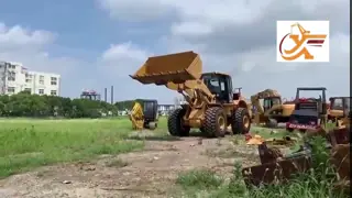 low noise 966h used cat wheel loader high efficiency with cat engine