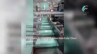 custom salon hair color swatches oem/odm with permanent protein hair dye colors