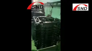 en124 d400 ductile iron manhole cover with double triangle design