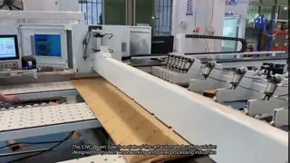 customizable industrial cnc beam saw 26kw 380v high precision 100mm working thickness