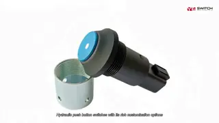 30mm hydraulic pto switch push button switch  with connector