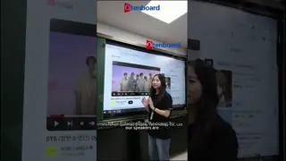 high-precision infrared touch frame remote education smart digital whiteboard