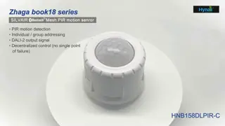 hnb158dlpir-c zhaga book 18 bluetooth mesh app control daylight harvest pir dali-2 motion sensor