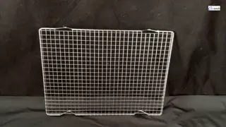 600*400mm baking pan mesh barbecue pizza cooking mesh silver