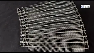 spiral mesh conveyor belt 50kg - 500kg load metal mesh belt