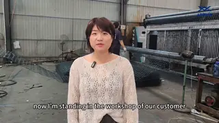 4m cnc gabion mesh cutting machine