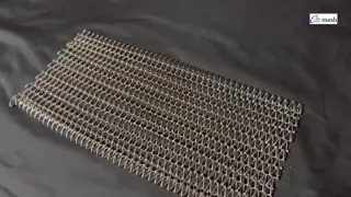 balanced spiral weave mesh conveyor belt cold resistance spiral mesh belt