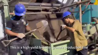 20,000 tons / year npk compound fertilizer production line low power consumption