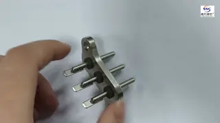 dual ceramic, tinned solder tab high-temperature sealed terminal for new energy electric compressor