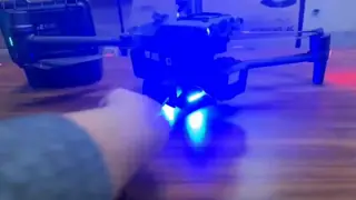 2 hooks payload release mechanism quick release drone airdrop system 15w with strobe warning lights