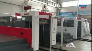 9000s h automatic die cutting machine cardboard partition carton box making machine