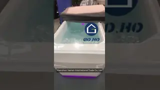 freestanding acrylic cold plunge tub chiller 0.8/1/2hp uv disinfection for adult
