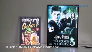 ultra thin light box photo frame poster aluminum snap frame led light box