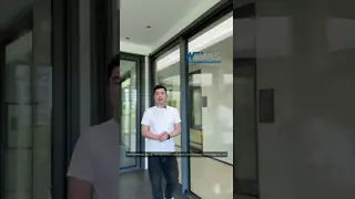 thermal insulation glass double aluminium front doors aluminium sliding door