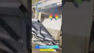 High Performance Rebonded Foam Machine With Single Mould For Squre Foam Block