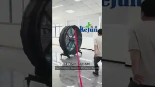 hand push mobile pmsm low energy electric cooling fan industrial stand fan mobile