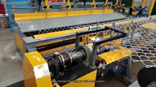 rapid production crimped wire mesh machine automatic plc systerm control 8.5kw