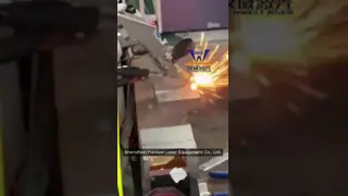 lightweight handheld single motor laser welding machine for welding 5mm stainless steel