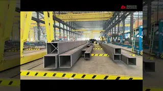 anti corrosive steel structure storage warehouse galvanized metal building logistics park
