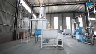 mikim 200-800kg/h per hours production line extruder machine fish feed pellet making machines