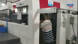 cardboard box automatic die cutting and creasing machine