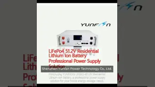 lifepo4 51.2v residential lithium ion battery professional power supply solution